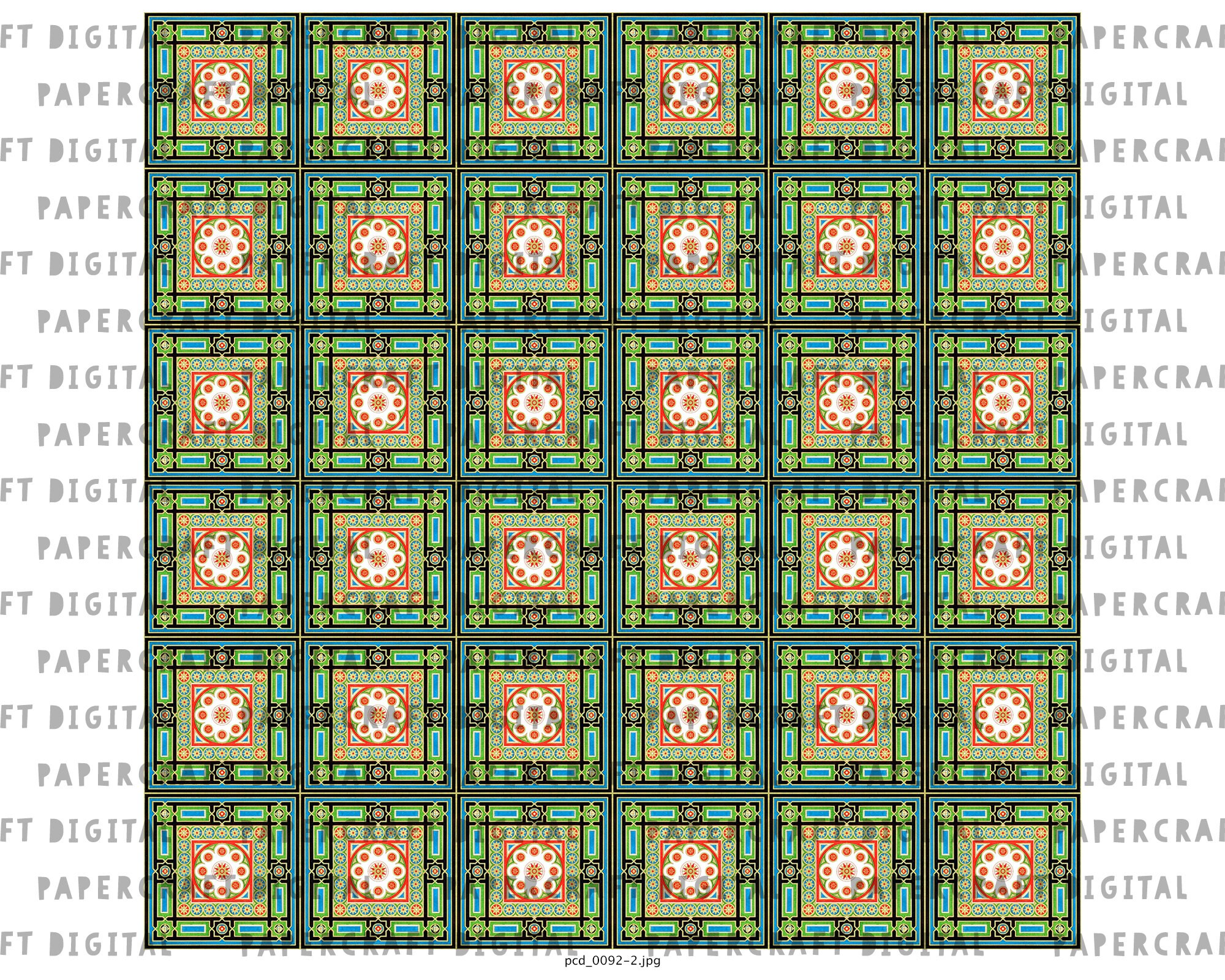 Vintage Scrapbook Printable Paper Old Medieval Endpaper - Etsy