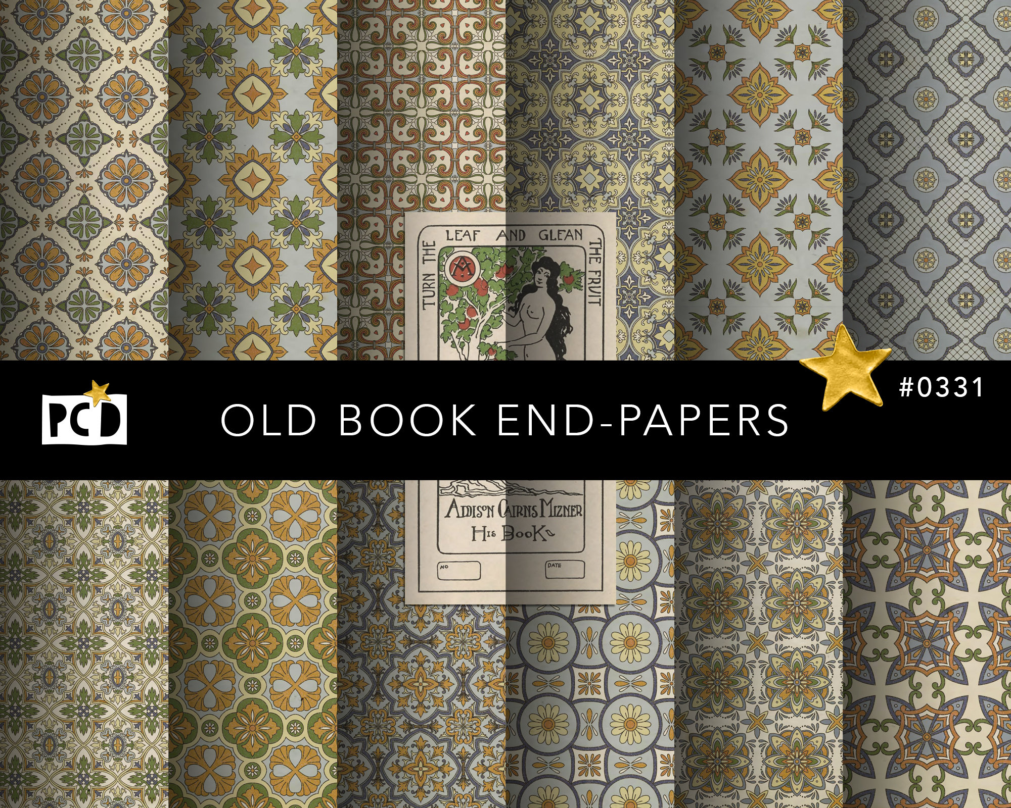 Vintage Scrapbook Printable Paper Old Floral Pattern - Etsy