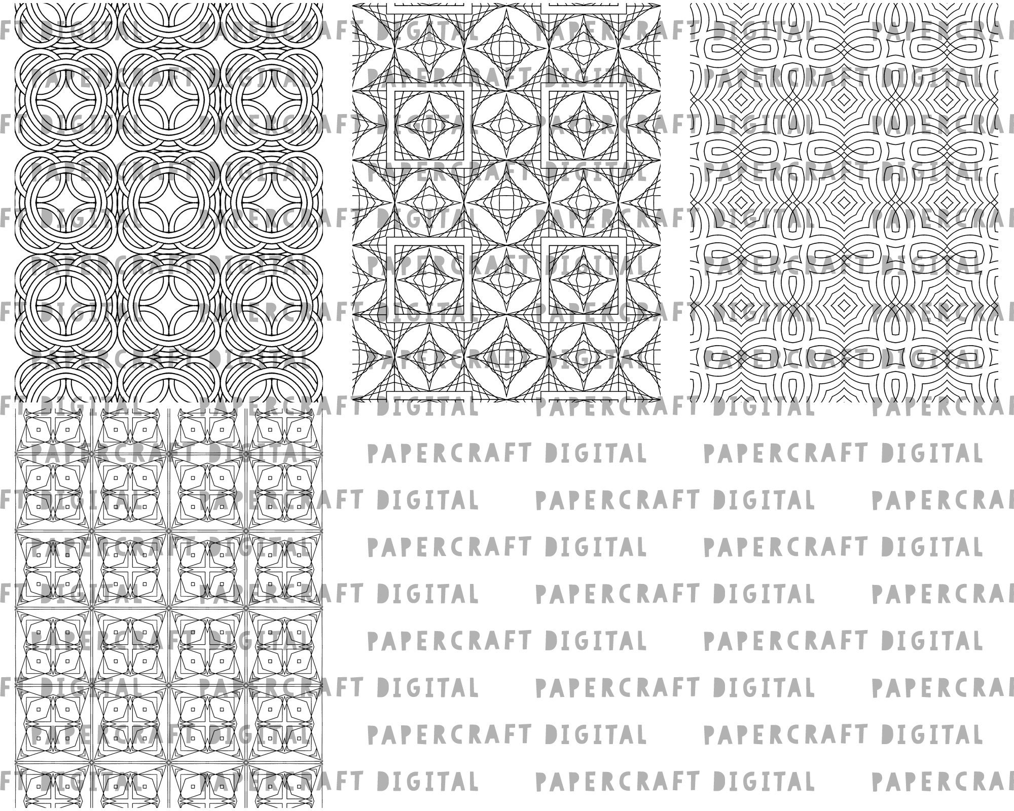 Adult Coloring Therapy Printable Paper Coloring Book Pages - Etsy