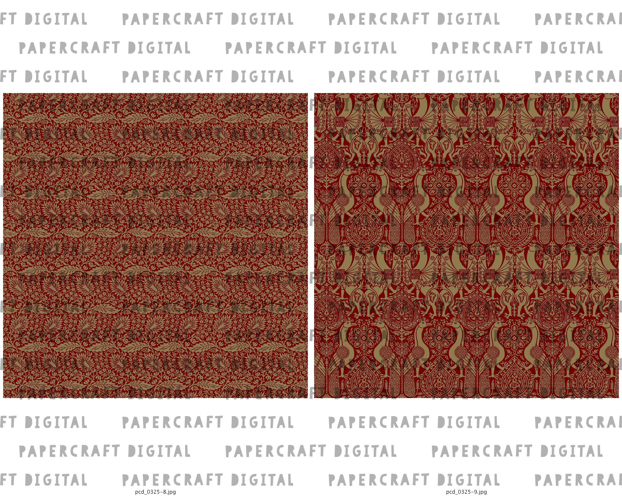 Vintage Scrapbook Printable Paper Old Ornamental Pattern | Etsy