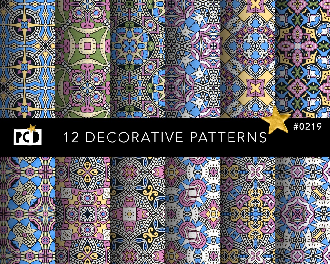 Vintage Scrapbook Printable Paper | Old Hippie Flower Pattern ...