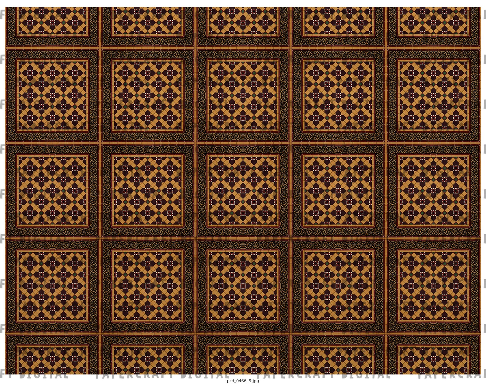 Journaling Printable Paper Old Roman Tiles Pattern Mosaic | Etsy