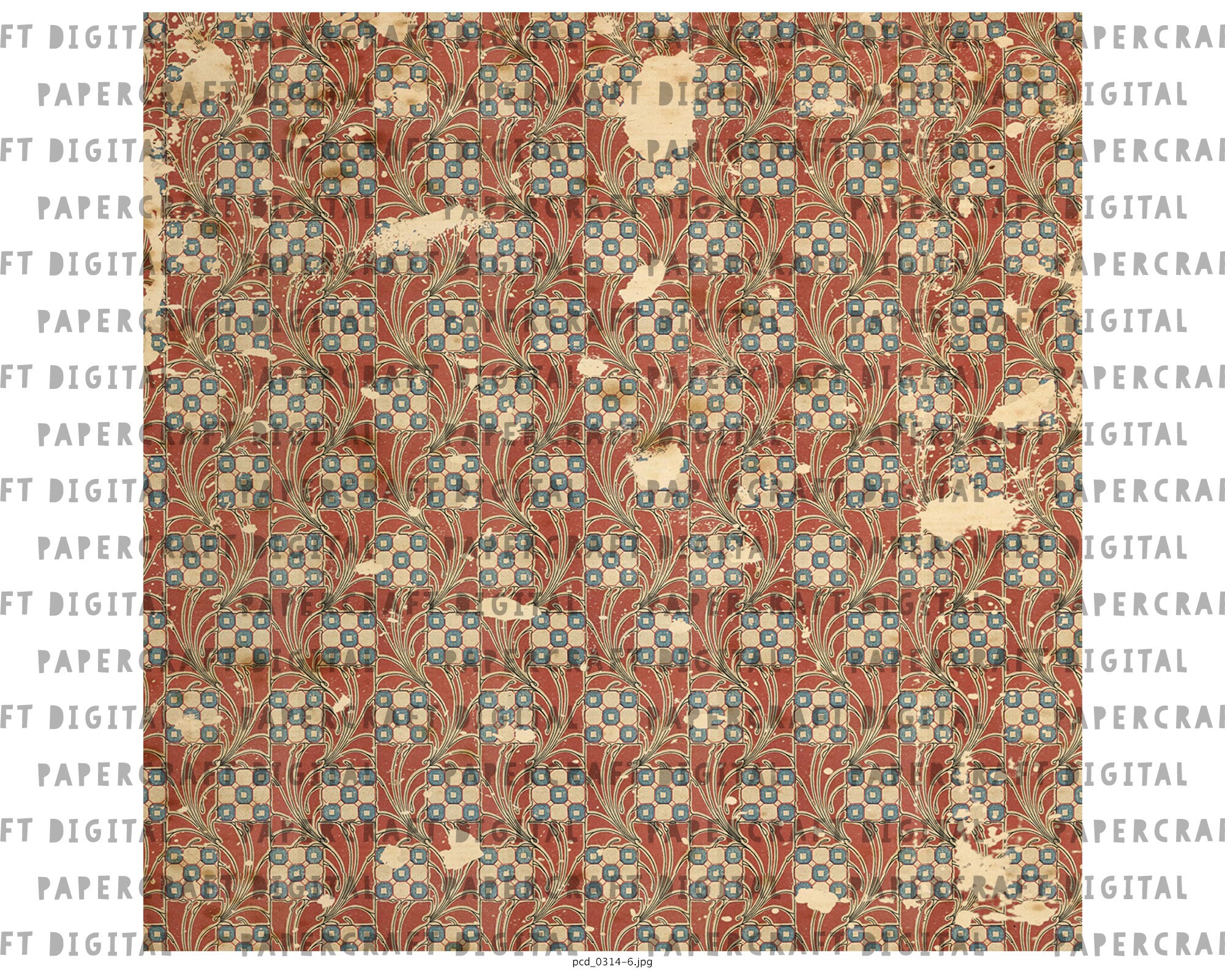 Vintage Scrapbook Printable Paper Old Grunge Wallpaper | Etsy