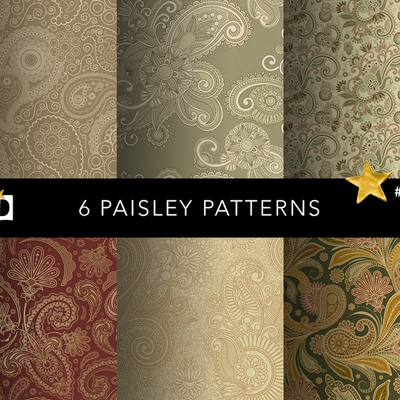 Paisley Packaging Paper - Etsy UK