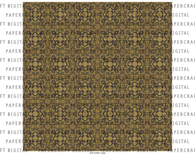 Vintage Scrapbook Printable Paper Old French Renaissance Pattern ...