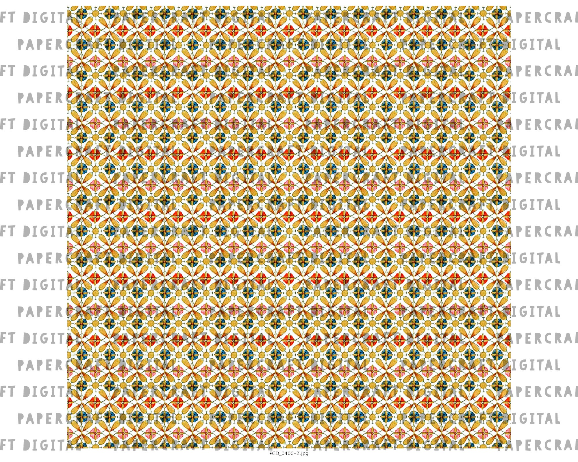 Old Decorative Patterned Paper | Vintage Endpaper Pattern | Antique ...