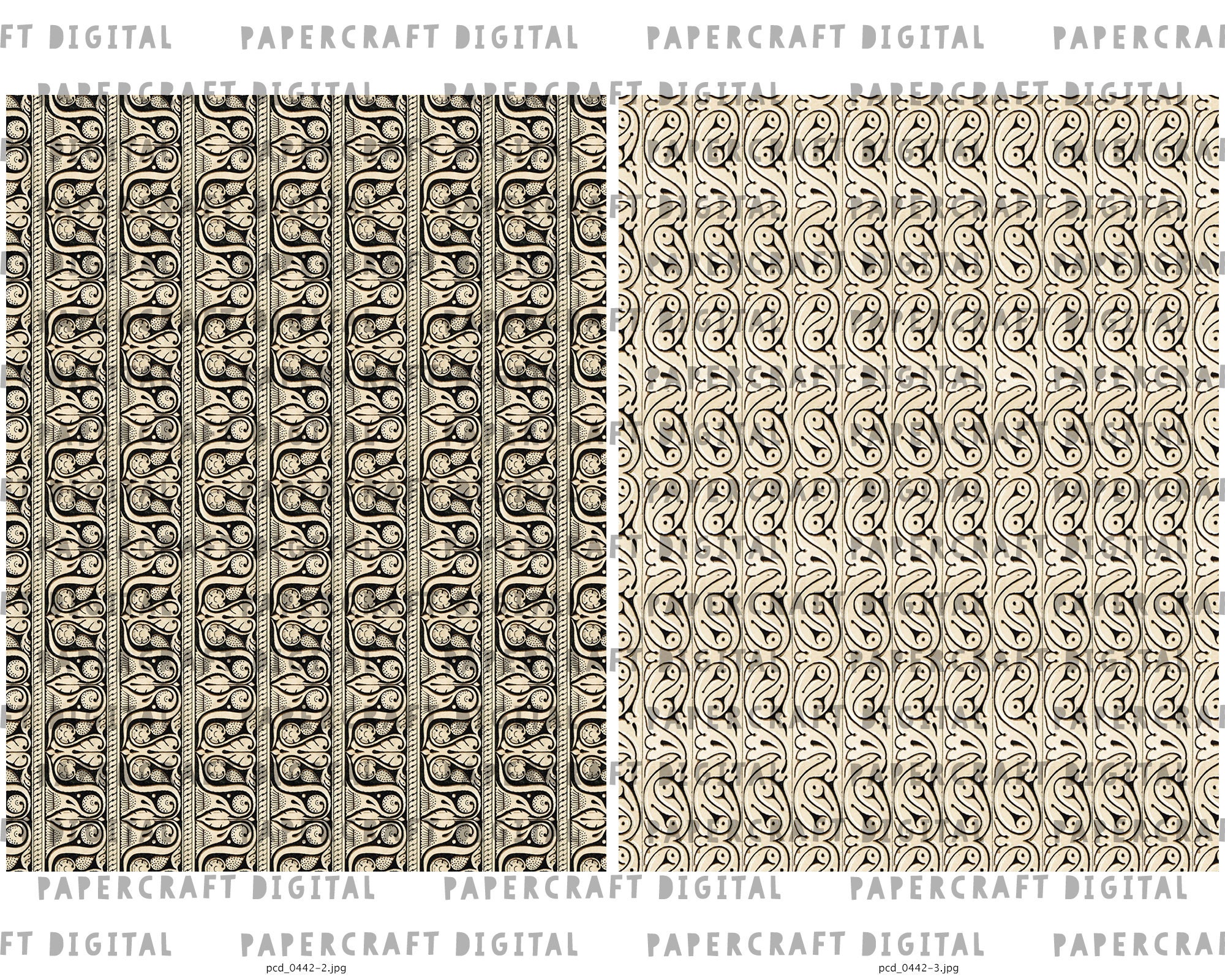 Old Arabian Arabic Patterns Middle Eastern Decorative Printable Papers ...