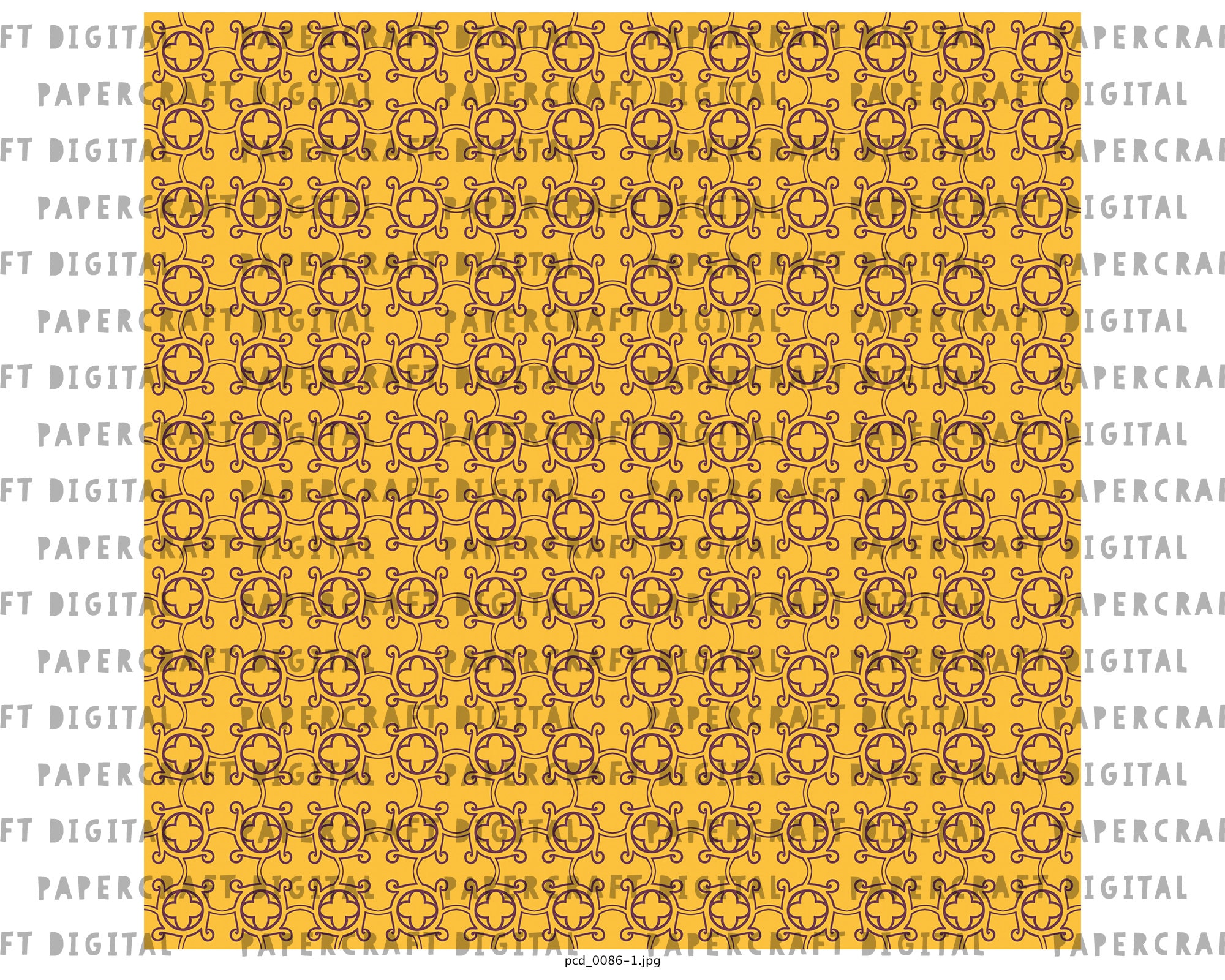 Vintage Scrapbook Printable Paper Old Endpaper Pattern | Etsy