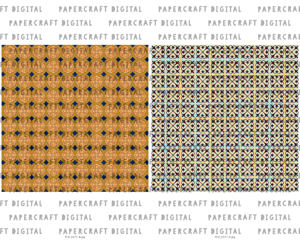 Medieval Printable Paper Patterns Old Middle Ages Seamless | Etsy Canada