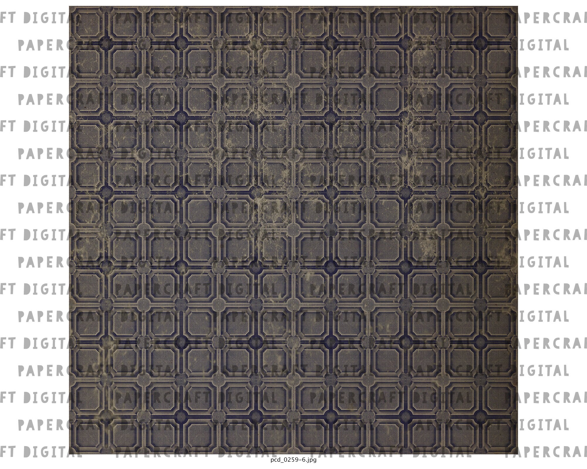 Vintage Scrapbook Printable Paper Old Wallpaper Pattern | Etsy