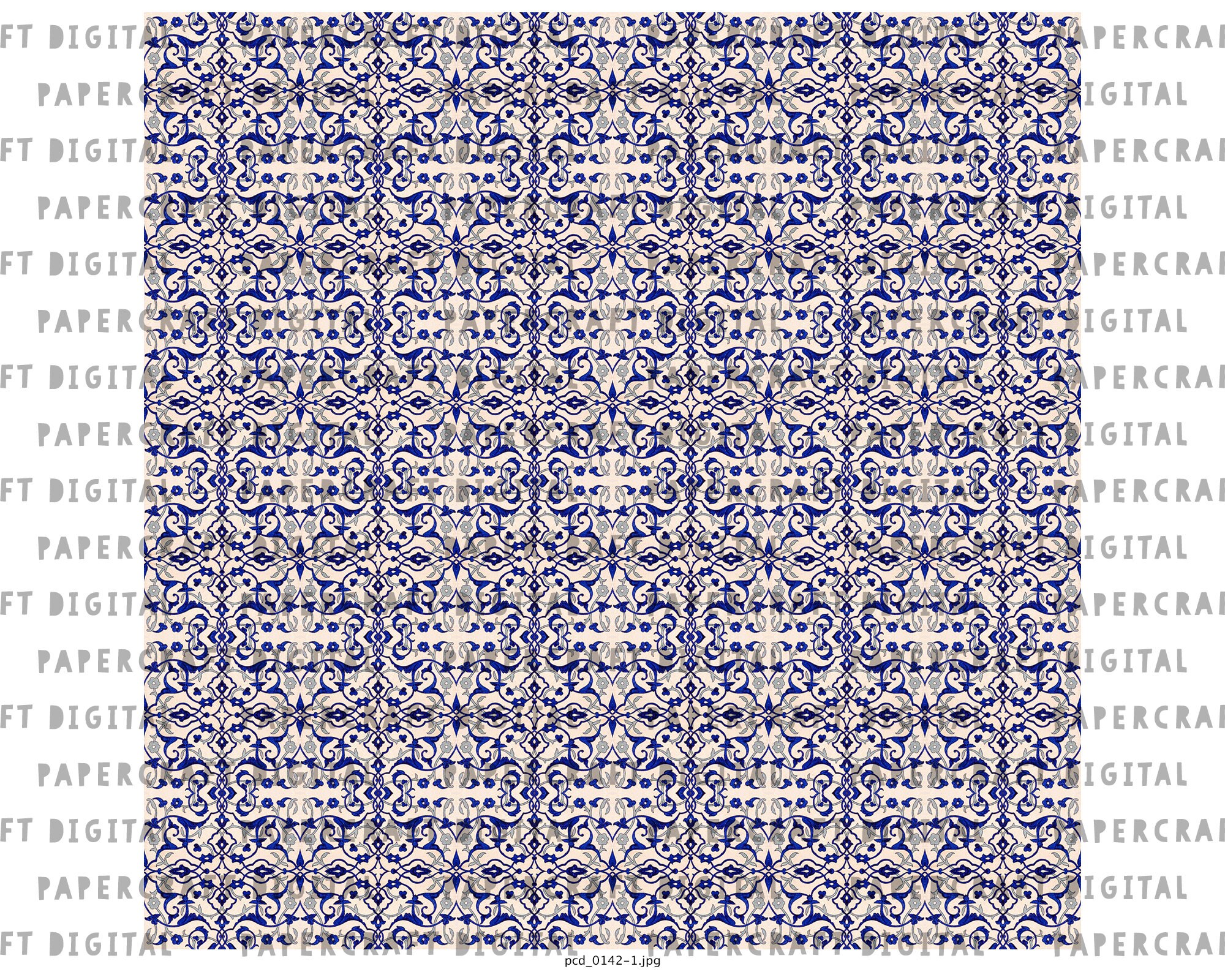 Vintage Scrapbook Printable Paper Old Afghan Pattern - Etsy