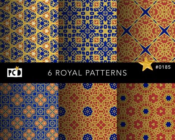 Vintage Scrapbook Printable Paper Old Medieval Patterned - Etsy