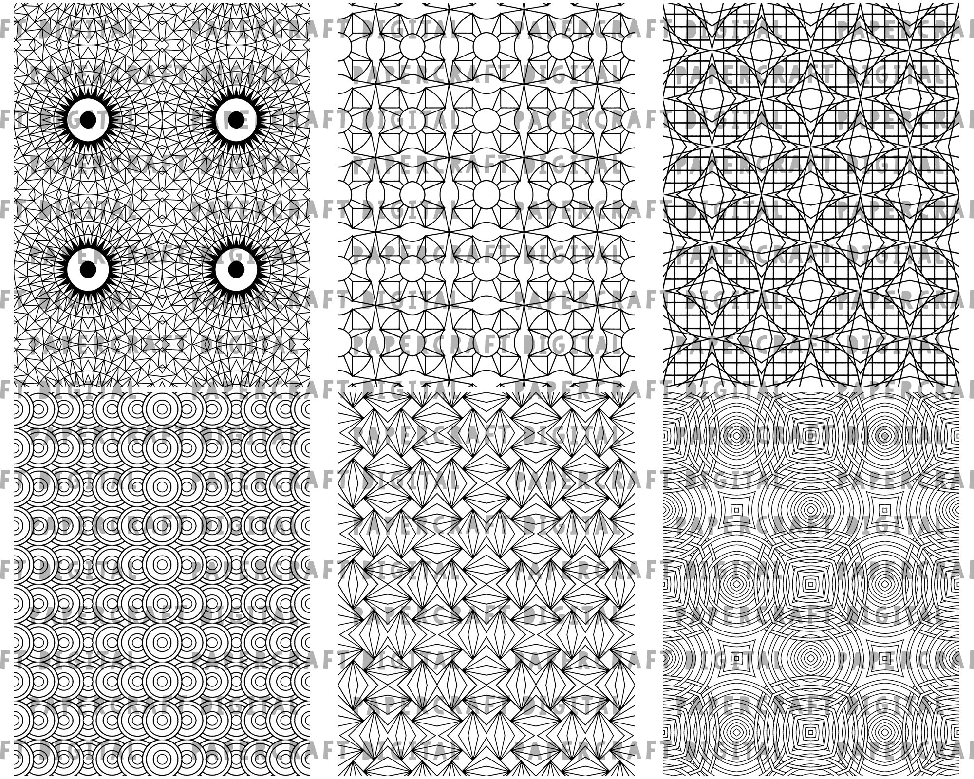 Adult Coloring Therapy Printable Paper Coloring Book Pages - Etsy