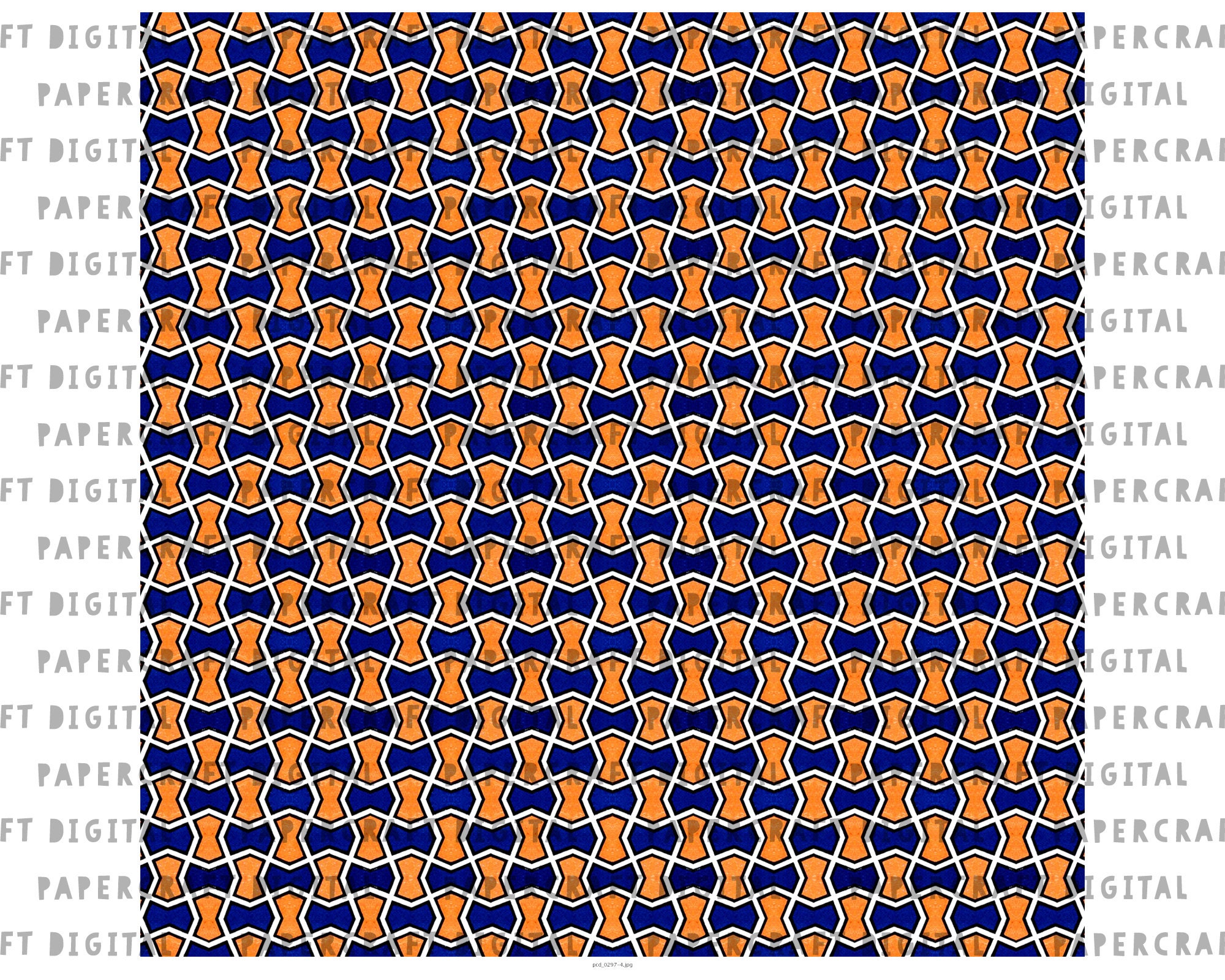 Vintage Scrapbook Printable Paper Old Geometric Pattern | Etsy