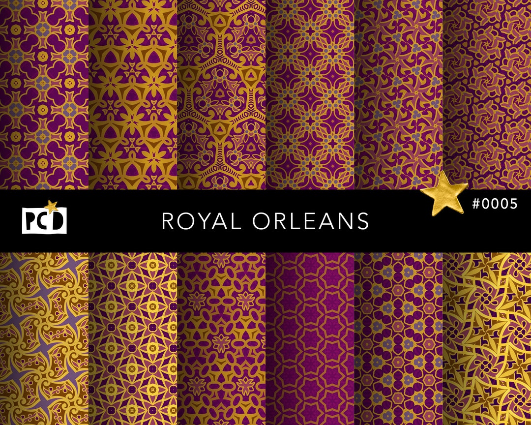 Modern Scrapbook Printable Paper | Ornamental Pattern | Seamless ...