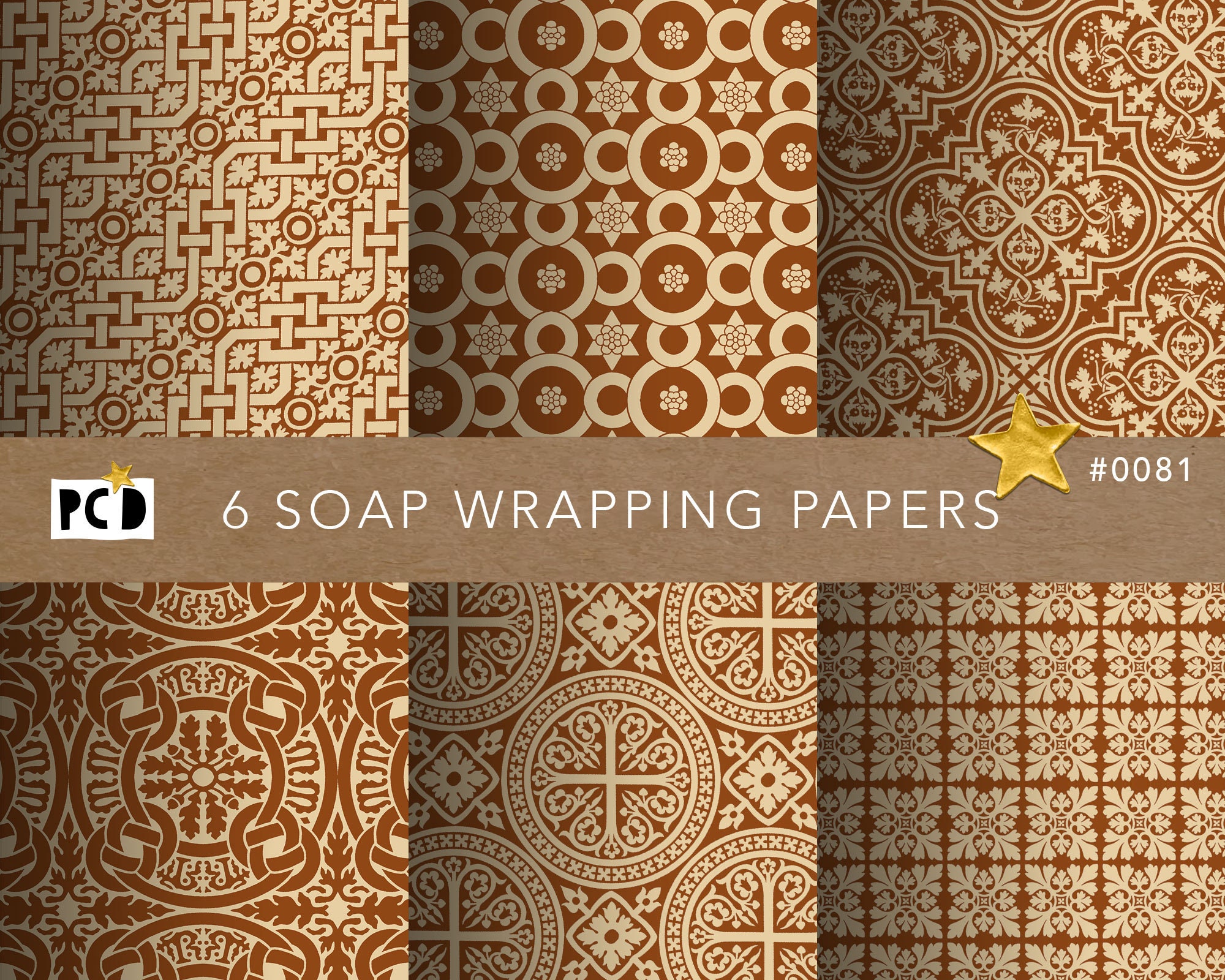 Vintage Scrapbook Printable Paper Old Ornamental Pattern Seamless ...