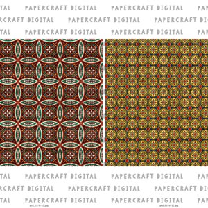 Medieval Printable Paper Patterns | Old Middle Ages Seamless Decorative ...