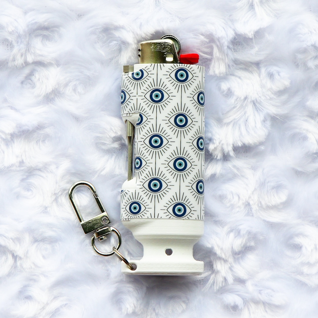 Evil Eye - Bee Blazin' Lighter Sleeve - Hemp Wick Lighter W/ Pokie ...