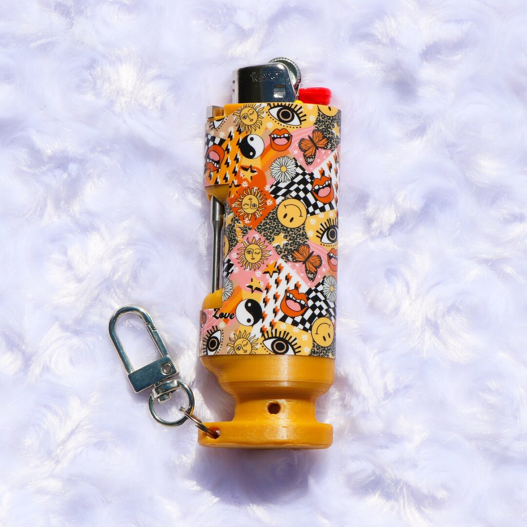 Wild Y2K - Bee Blazin' Lighter Sleeve - Hemp Wick Lighter W/ Pokie ...