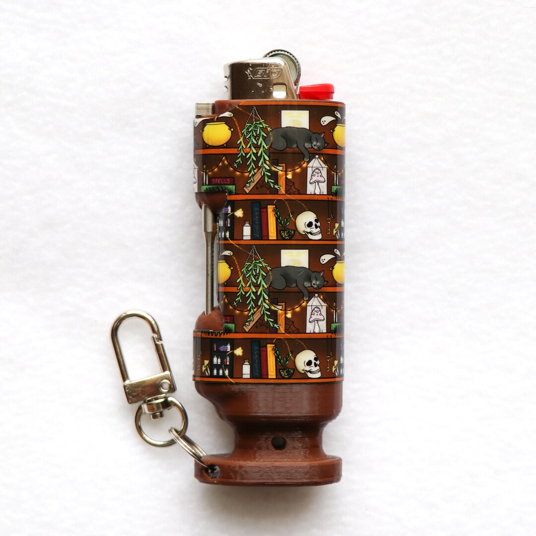 Sorceress Bookshelf - Bee Blazin' Lighter Sleeve - Hemp Wick Lighter W ...