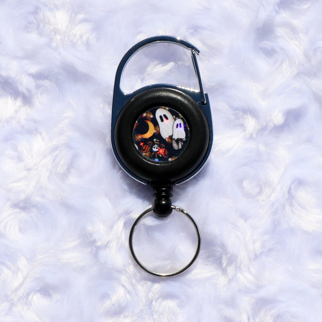 Eerie Night Holographic Retractable Key Ring Retractable - Etsy