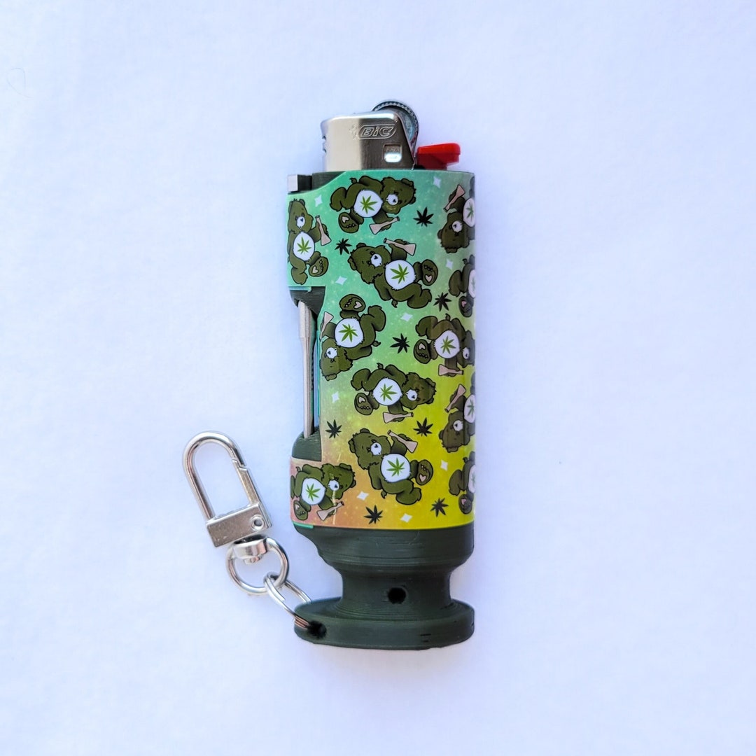 Stoney Bear - Bee Blazin' Lighter Sleeve - Hemp Wick Lighter W/ Pokie ...