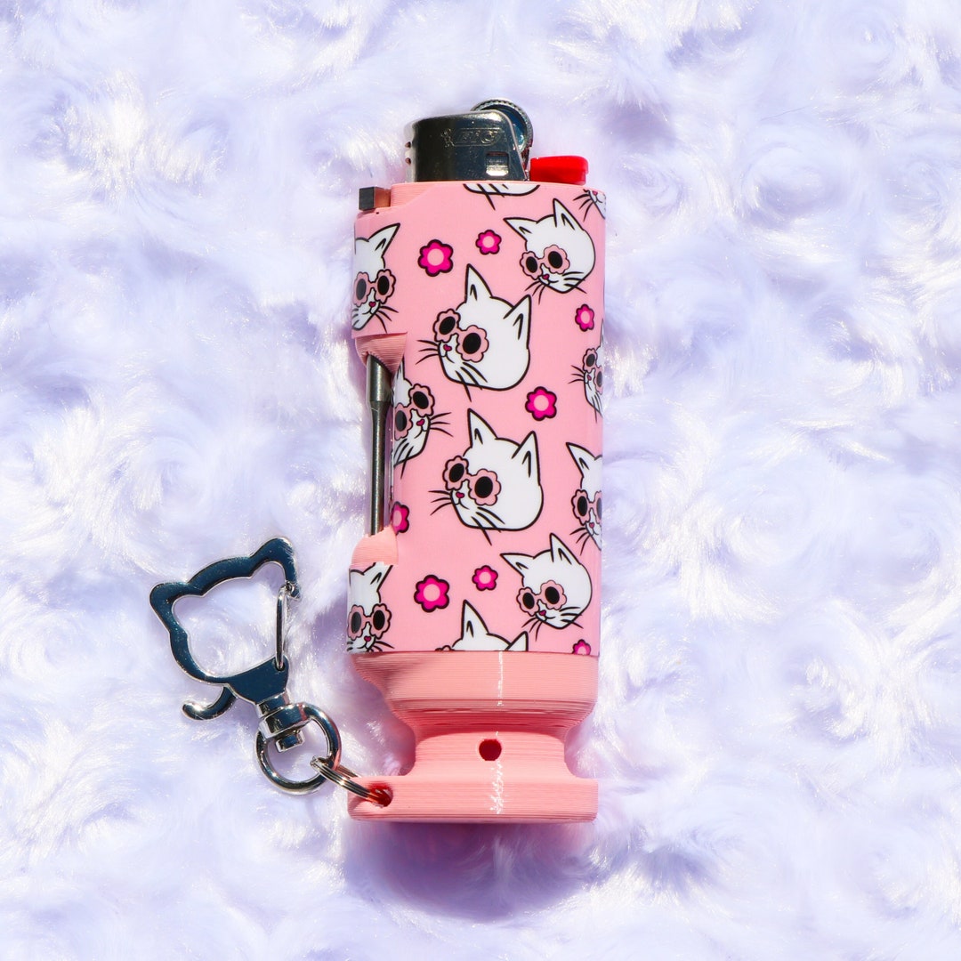 I'm Feline Fine Bee Blazin' Lighter Sleeve W/ Cat Clasp Hemp Wick ...