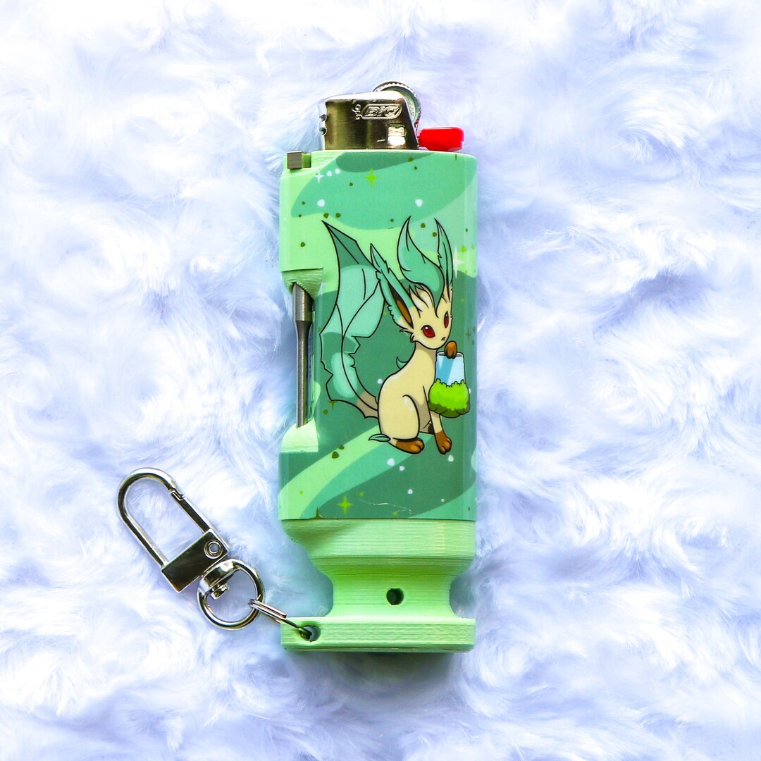 Blazed Leafeon Bee Blazin' Lighter Sleeve Hemp Wick Lighter W/ Pokie ...