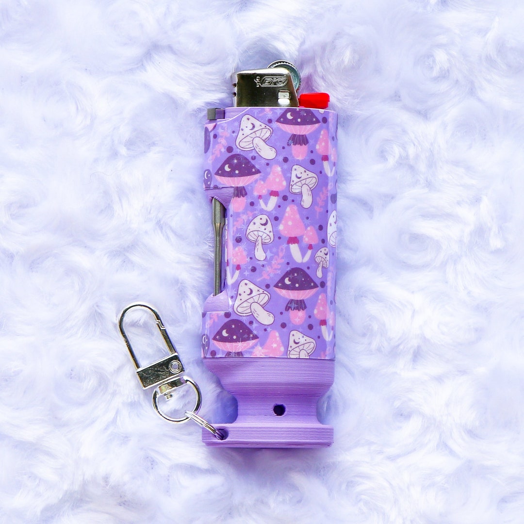 Lilac Fields - Holographic - Bee Blazin' Lighter Sleeve - Hemp Wick ...
