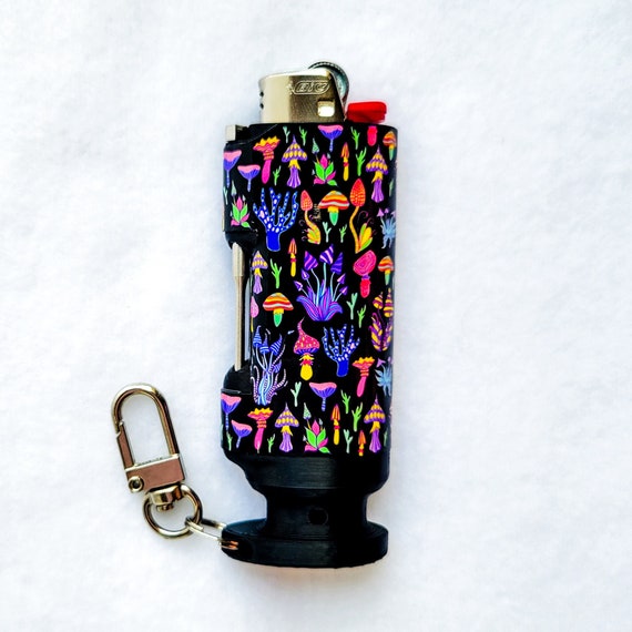 Trippy Shrooms Bee Blazin' Lighter Sleeve Hemp Wick - Etsy