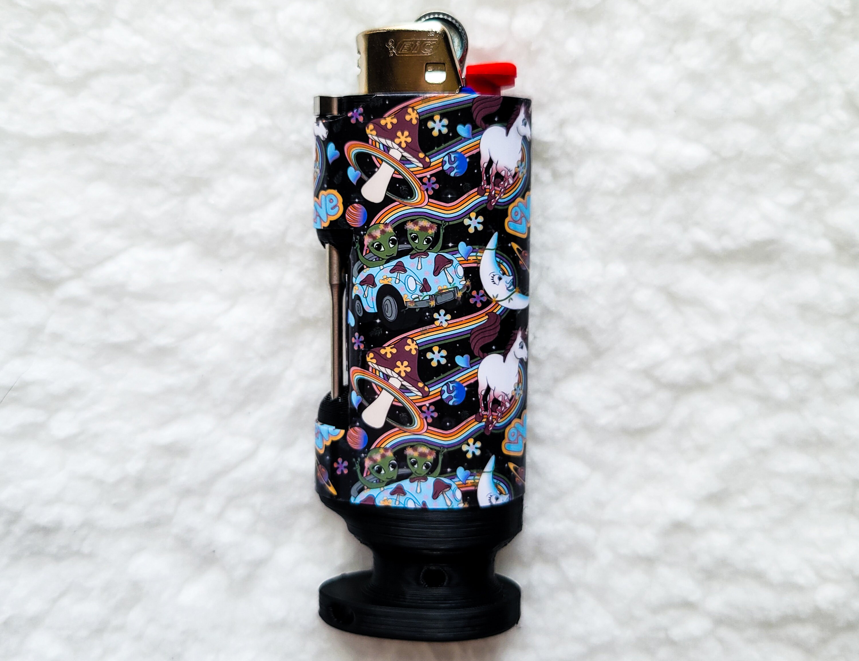 Boho Lisa Frank Bee Blazin' Lighter Sleeve Hemp Wick - Etsy