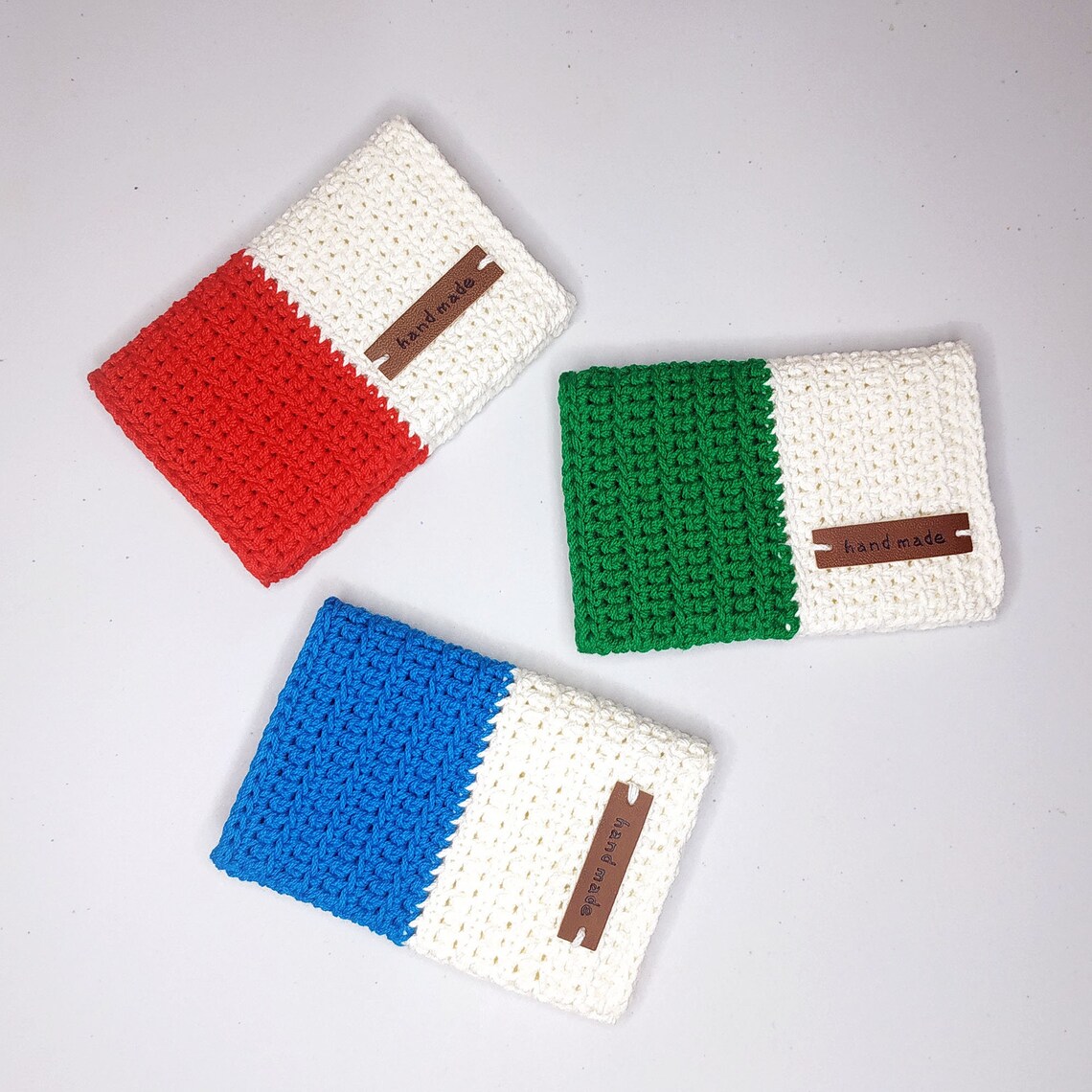 Two-pocket Card Wallet Crochet Pattern, Crochet Digital Pattern, Pdf ...