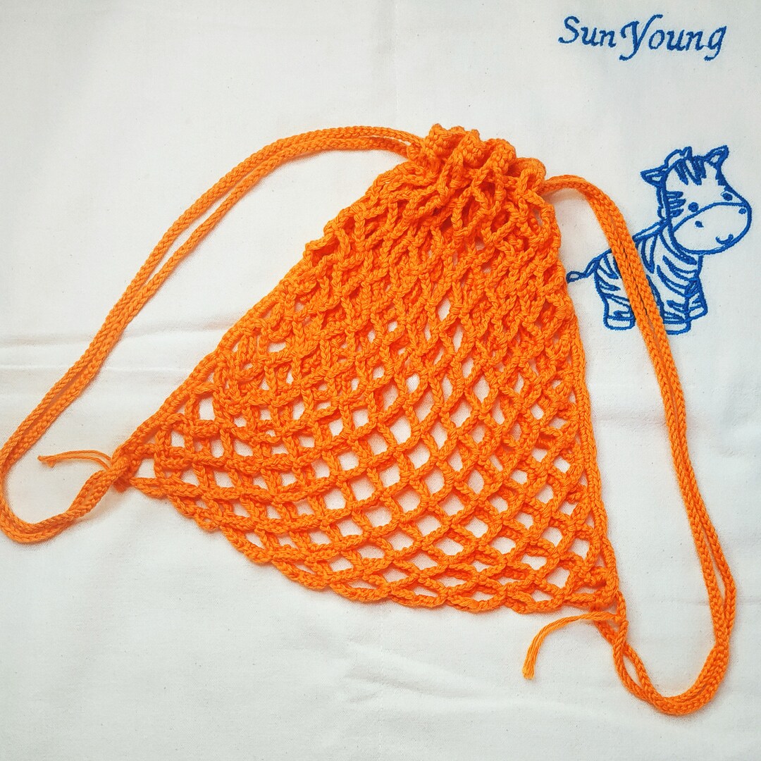 Baby Net Backpack Crochet Pattern, Baby Bag, Netbag, Toddler Bag ...