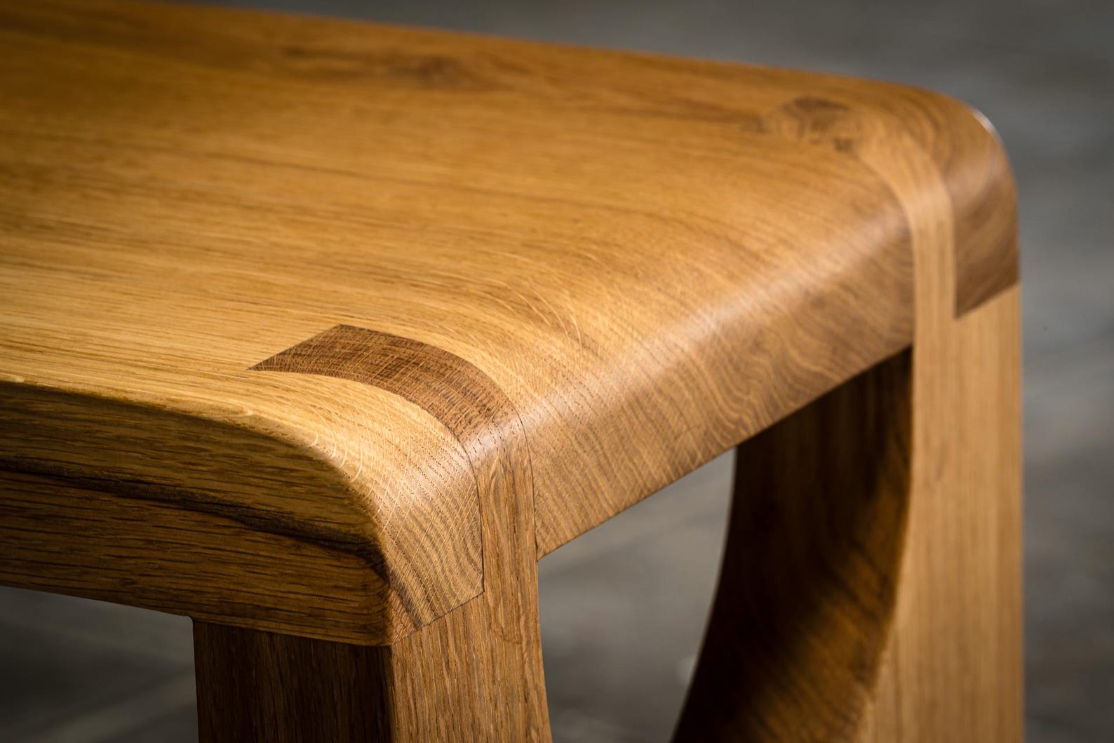 Modern Wood Bench, Rustic Wood Bench, Oak Bench, Wood Table Bench, Wood ...