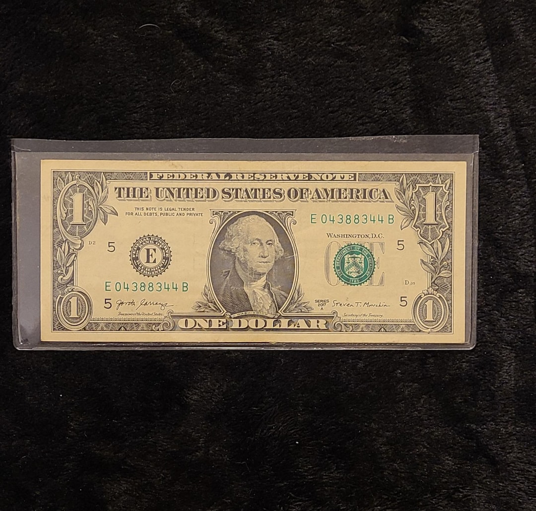 2017 A One Dollar Bill Rare Repeater Radar Serial Number E04388344B ...