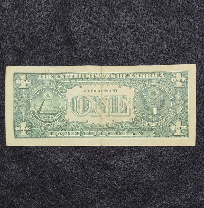 2017 One Dollar Bill: Trinary 5-of-a-kind Serial Number A79744777A - Etsy
