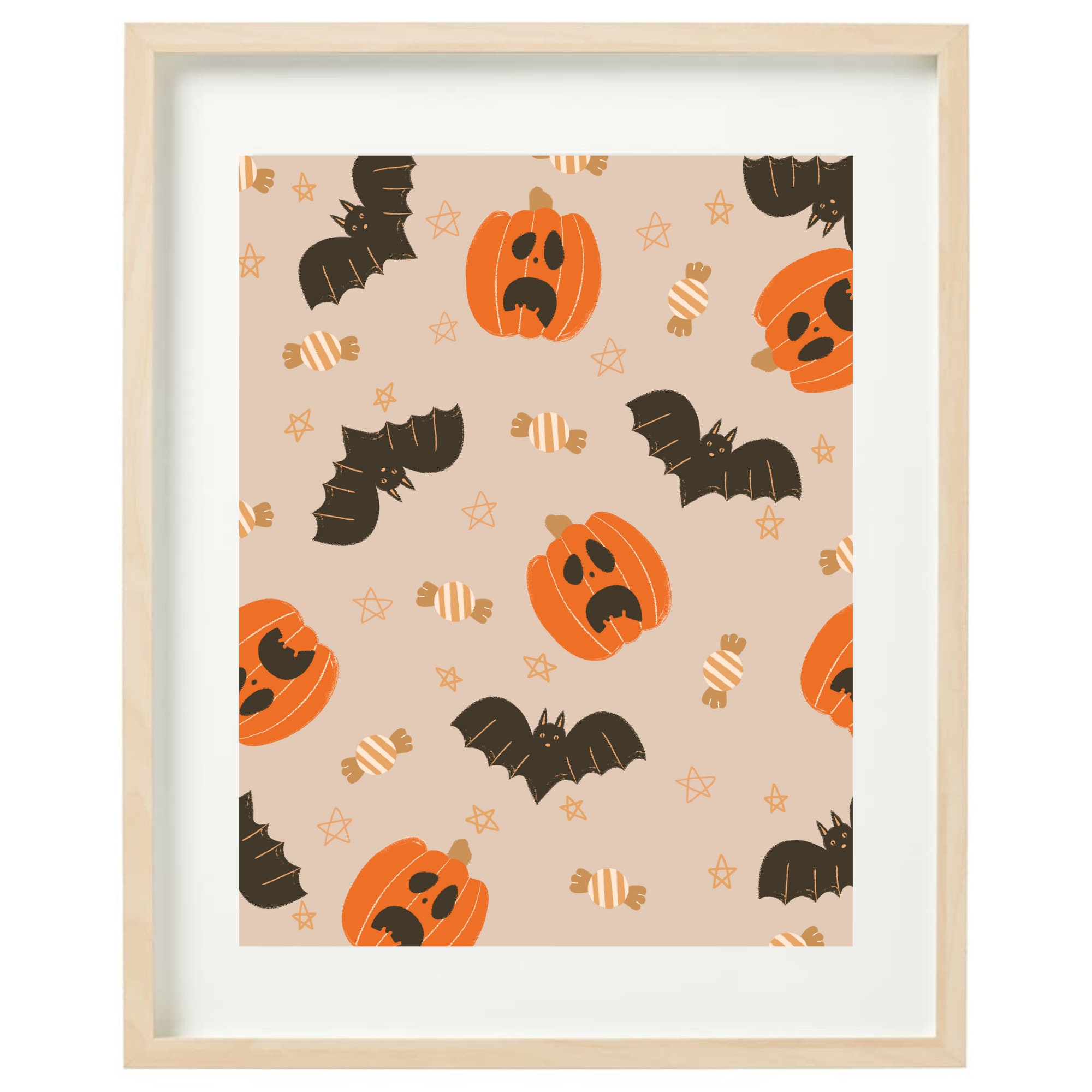 Halloween Bat Printable, Halloween Art, Halloween Party Decor, Two ...
