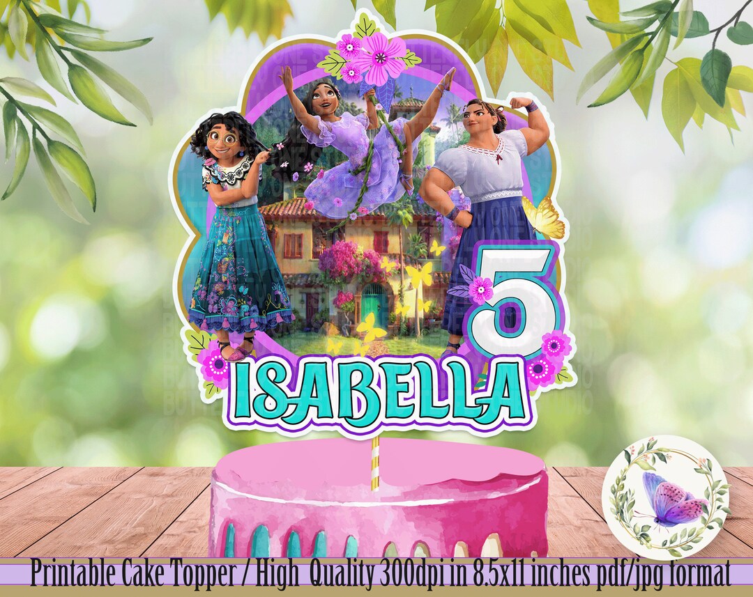 Printable Encanto Cake Topper Mirabel Cake Topper Encanto - Etsy Ireland