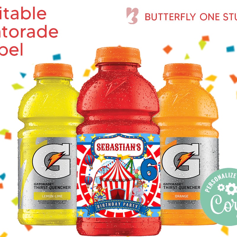 Gatorade Label - Etsy