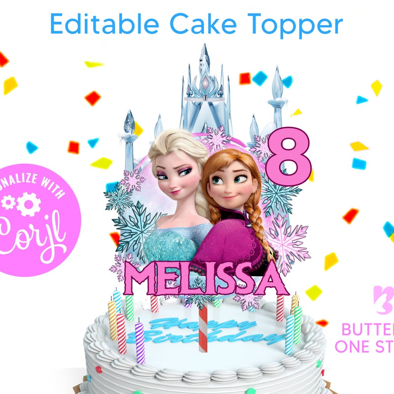 Elsa Cake Topper - Etsy