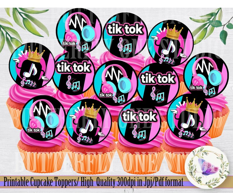 Printable Music Party Cupcakes Toppers Musical Party Cupcakes - Etsy