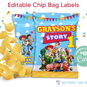 EDITABLE Toy Story Party Template, TOY Story Party Birthday Theme Kit ...