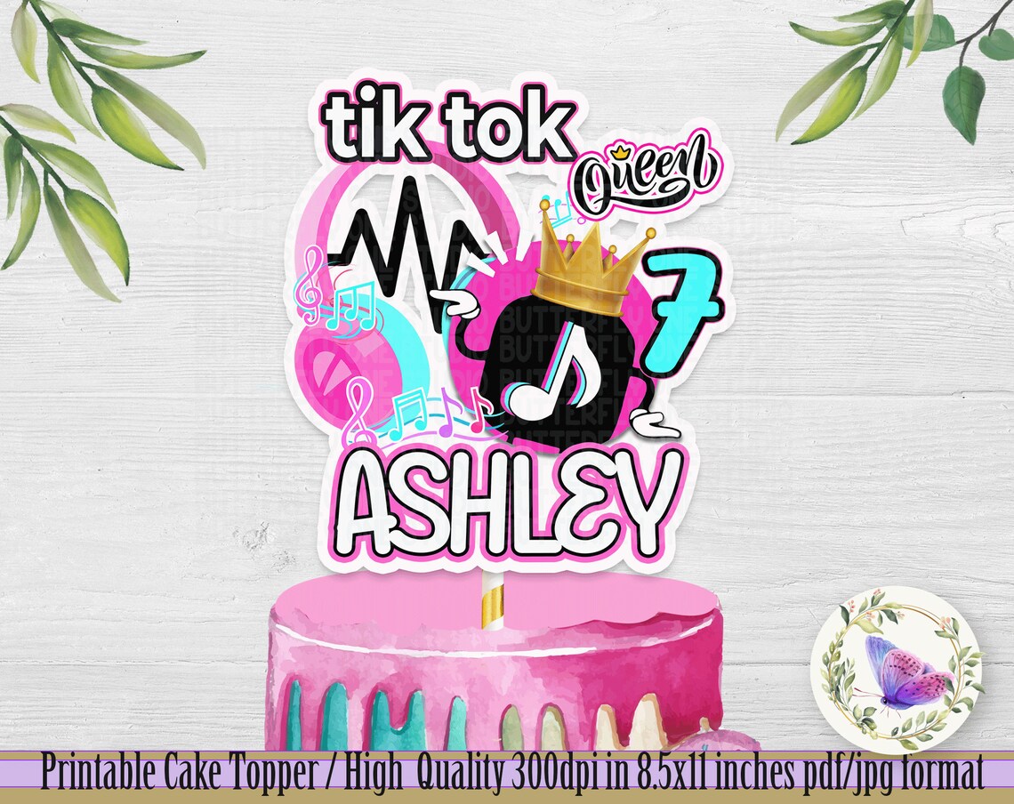 Musical Cake Topper cake Topper Birthday Girl musical - Etsy