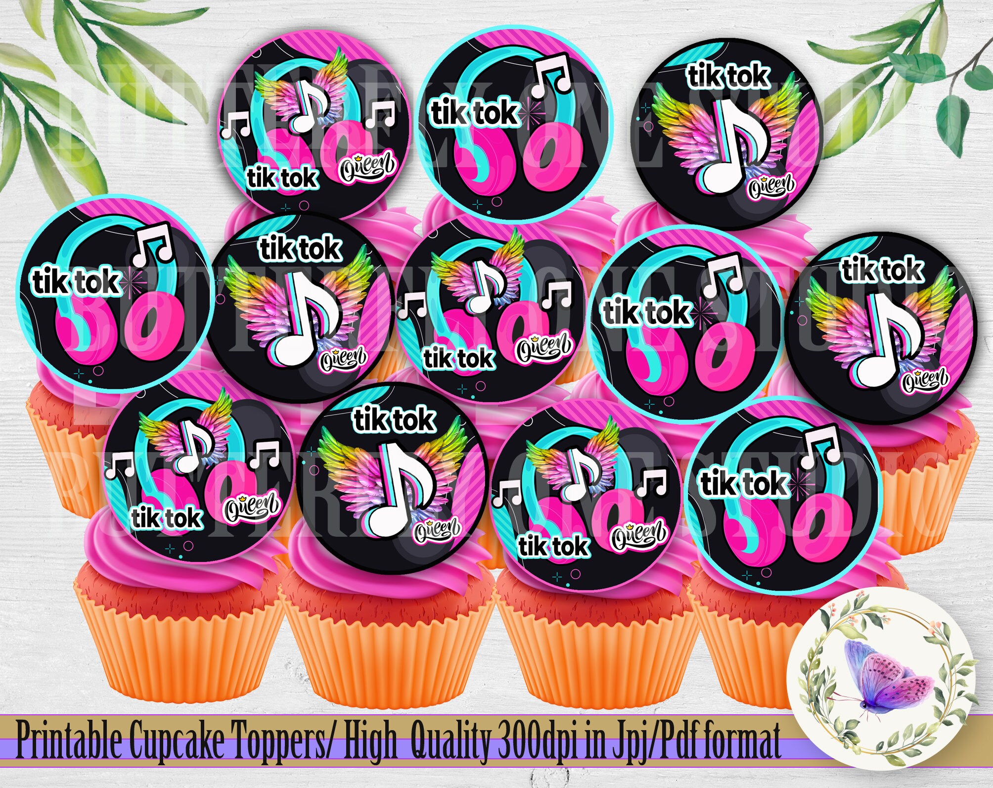 Music Cupcake Decorations