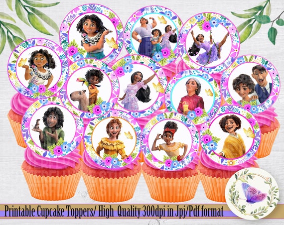 Printable Encanto Cupcake Toppers Encanto Party Cupcakes - Etsy