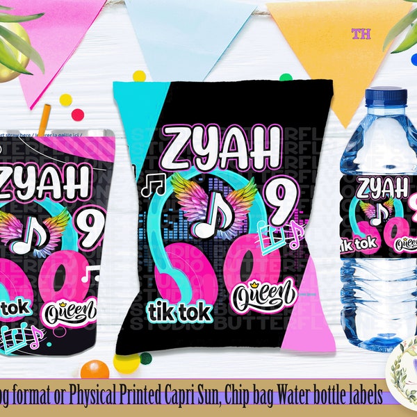 Tik Tok Water Bottle Label - Etsy