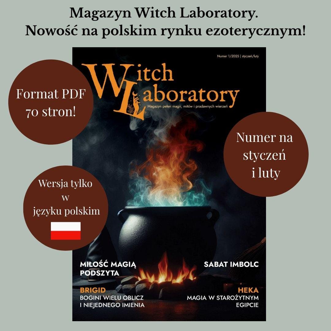 Witch Laboratory Magazine for January/february - PDF Format - Etsy