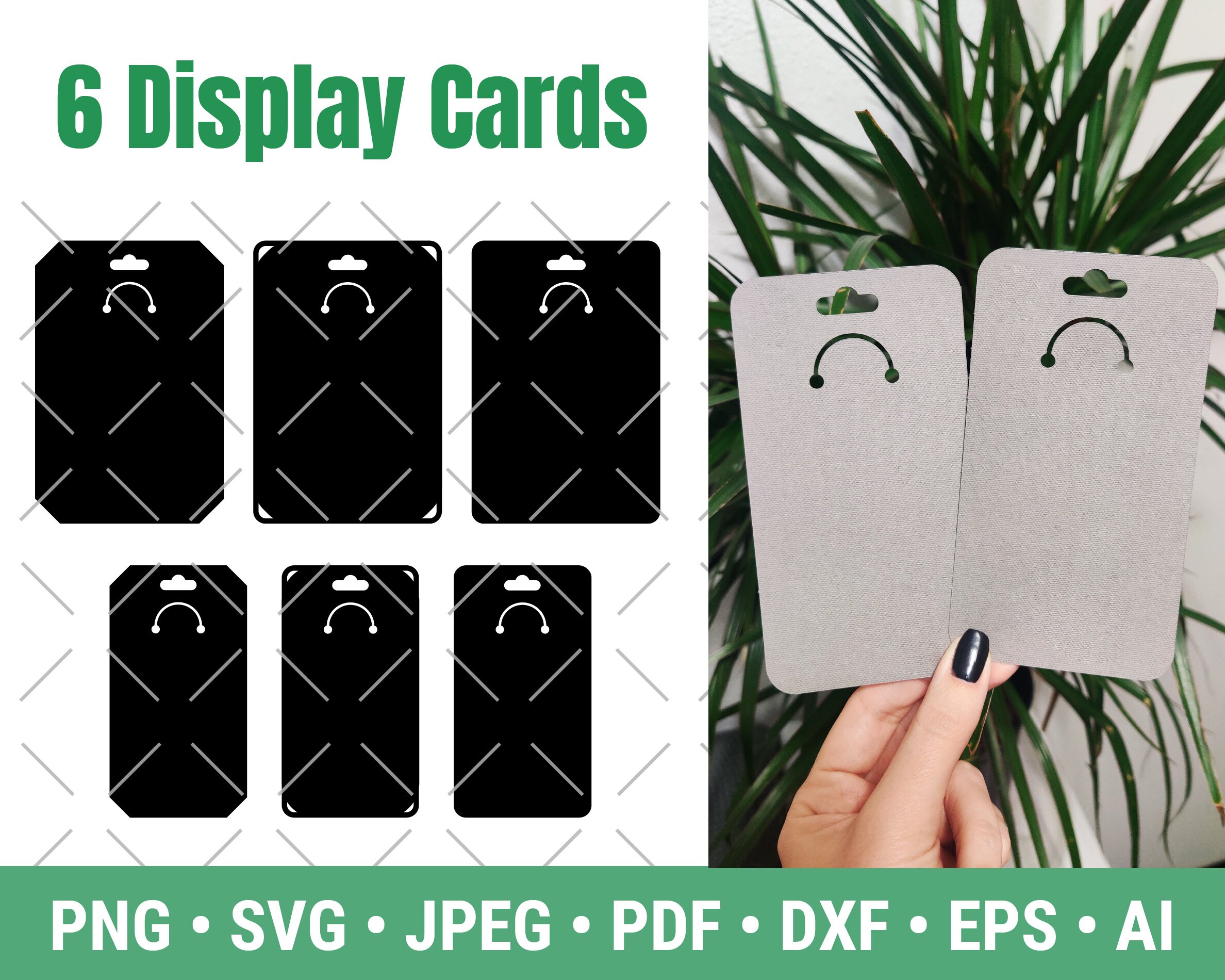 Paquete Svg de llavero con tarjetas de visualización, llavero SVG ...