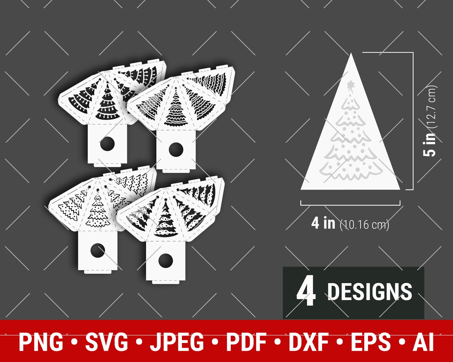 Christmas Lantern SVG 3D Lantern Bundle Christmas Pyramid - Etsy