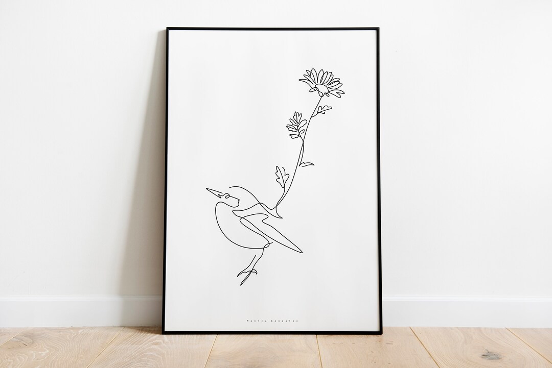 AUSTRALIA BLUE WREN Print, Australia Line Art, Aussie, Australia Art ...
